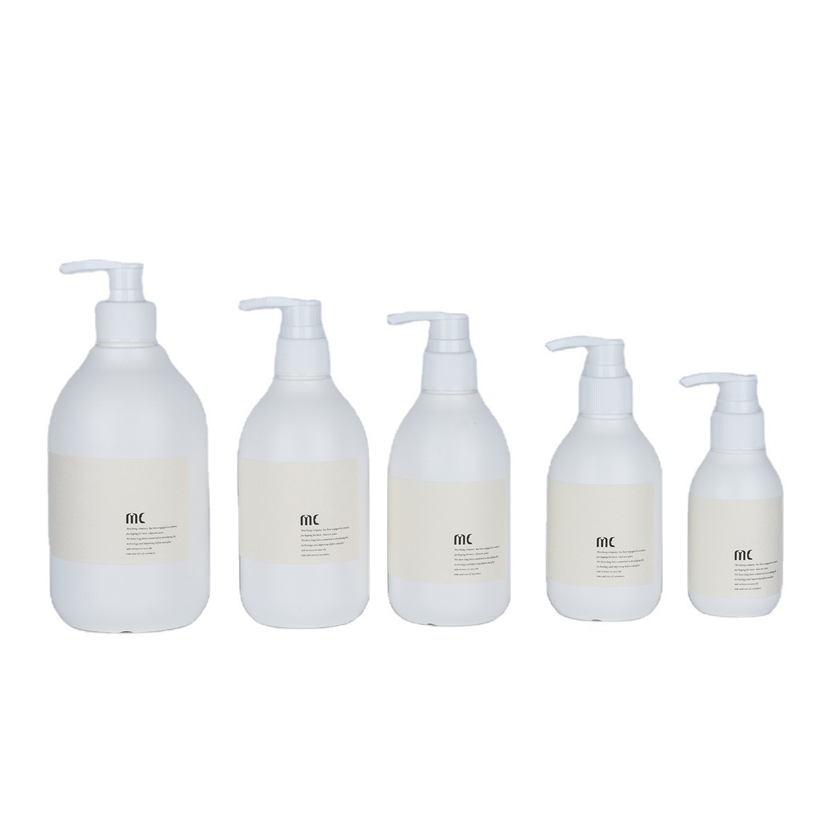 Screen Printing 100ML 200ML 250ML 300ML 500ML Round Plastic PE Shampoo ...